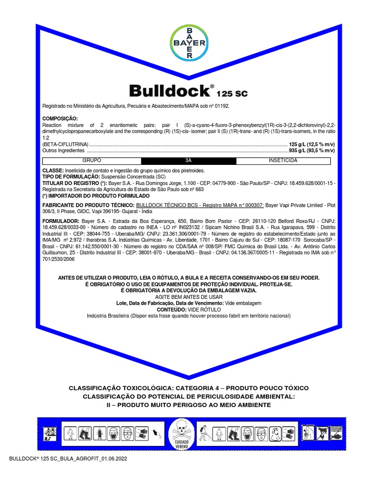 F280637908_BULLDOCK 125 SC_BULA_01.06.2022 | PDF | Nuvem | Agricultura