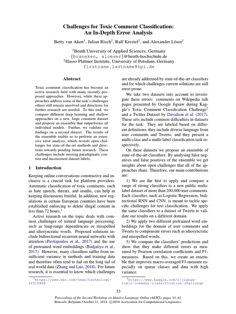 Zhang Et Al. (2018) | PDF | Statistical Classification | Machine Learning