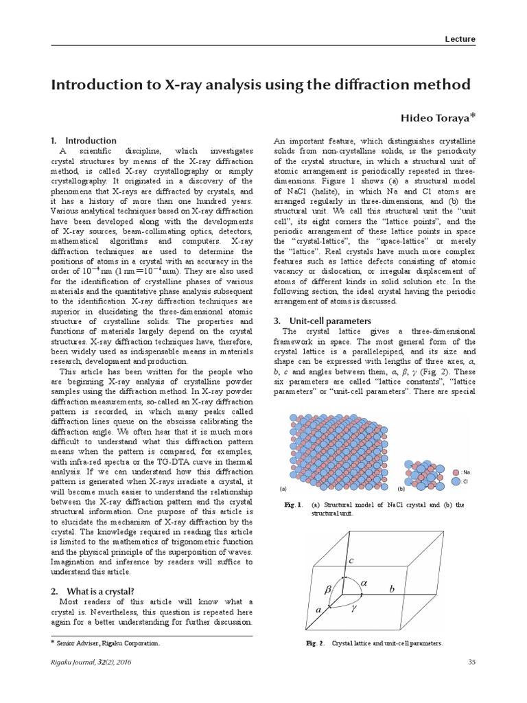 Rigaku Journal 32-2-35-43 | PDF | X Ray Crystallography | Diffraction