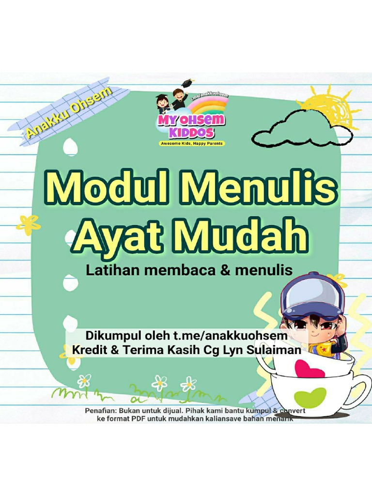 (Pemulihan) Menulis Ayat Mudah CG Lyn PDF | PDF