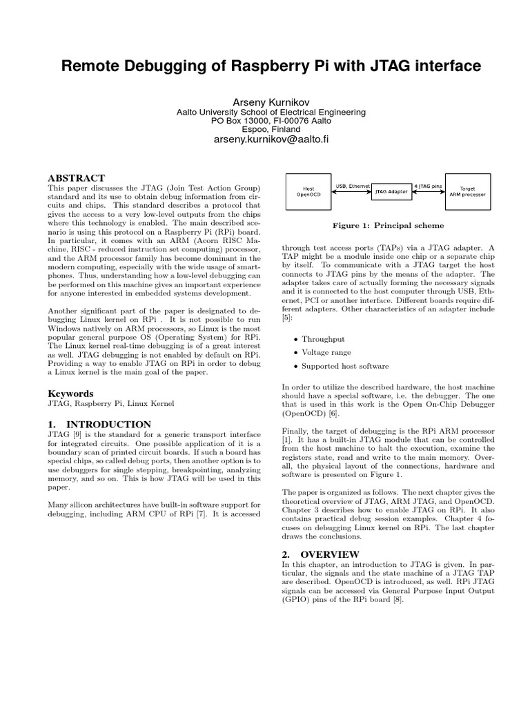 Rpi Jtag | Download Free PDF | Booting | Computer Programming