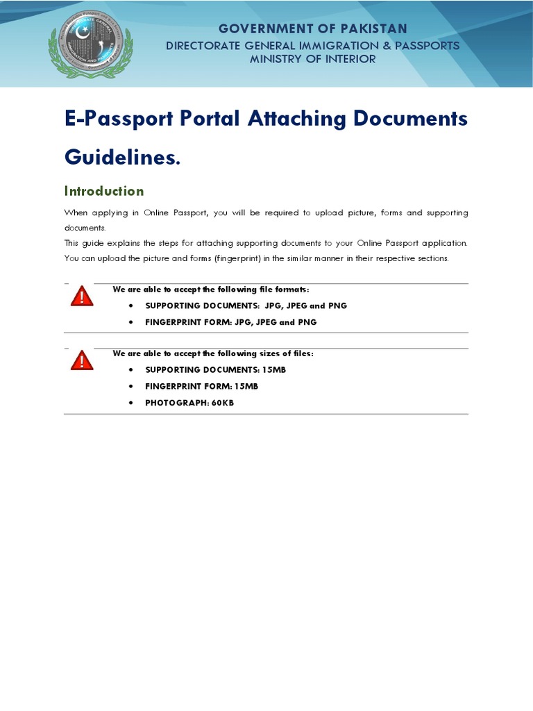 Document Upload Guidelines | PDF