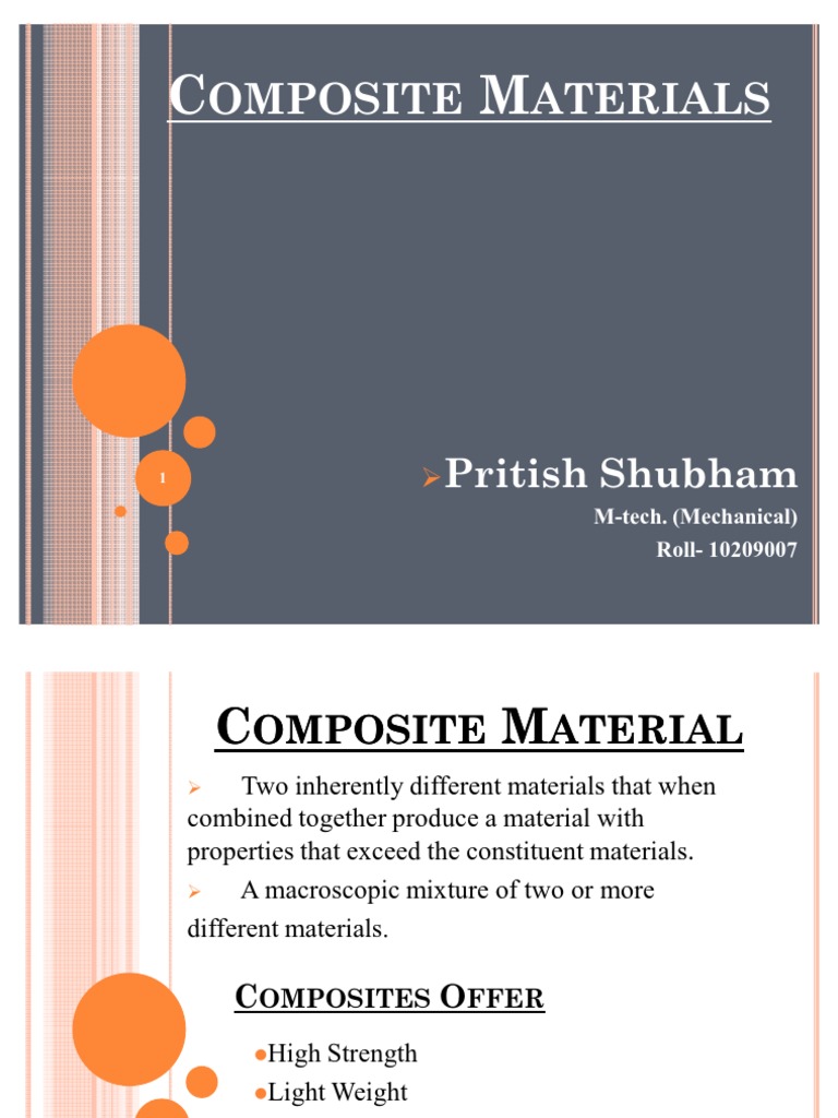 Composite Materials | PDF | Composite Material | Fibre Reinforced Plastic