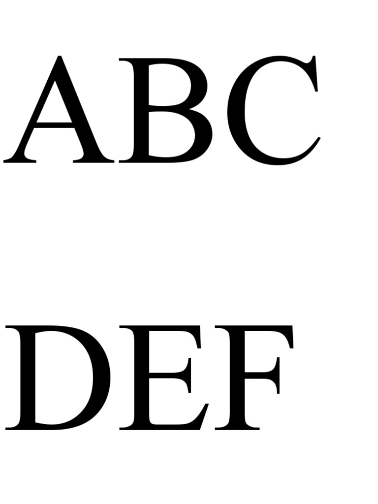 Molde de Letras para Mural | PDF