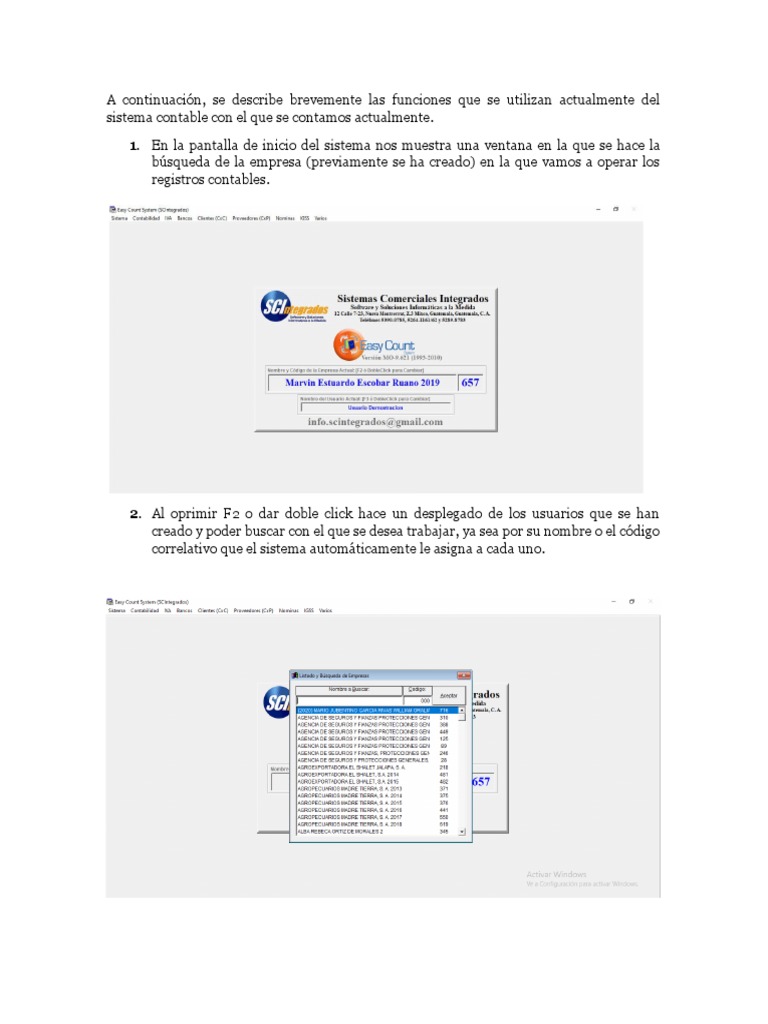 Sistema Contable | PDF | Contabilidad | Microsoft Excel