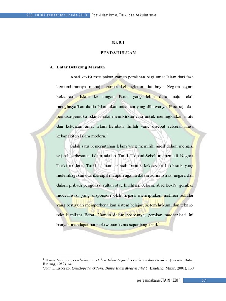 Turki Sekuler PDF | PDF