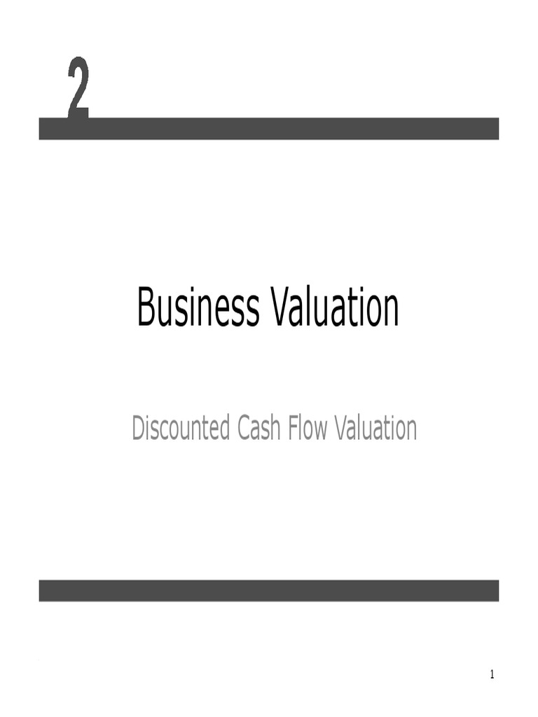 2-DCF Valuation PDF | PDF | Free Cash Flow | Valuation (Finance)