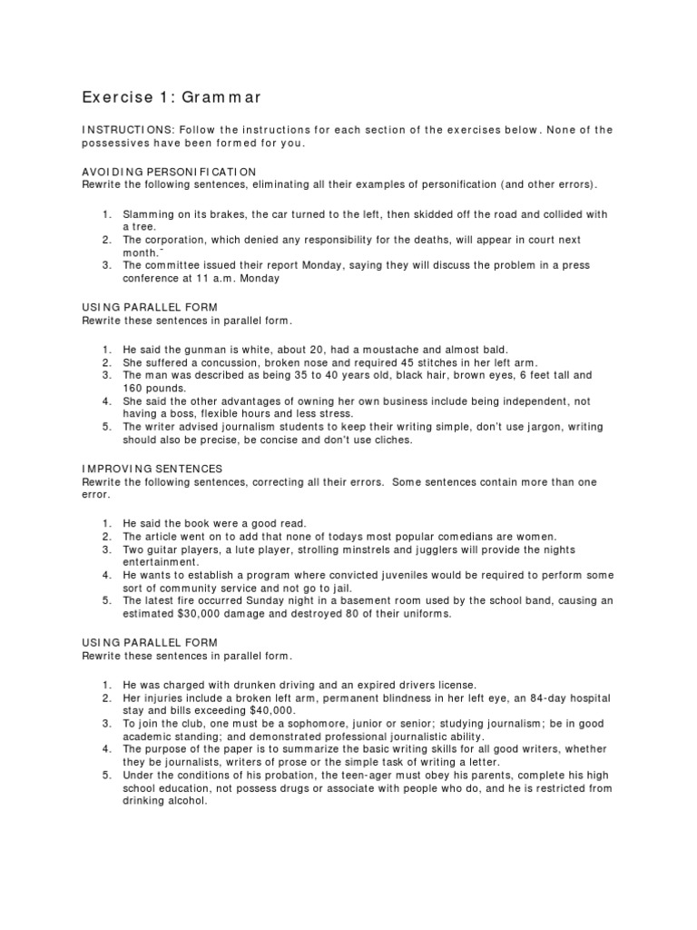 ch4 Exercises PDF | PDF | Driving Under The Influence | Driving