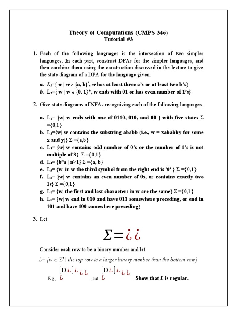 CMPS346-Tutorial 3 | PDF