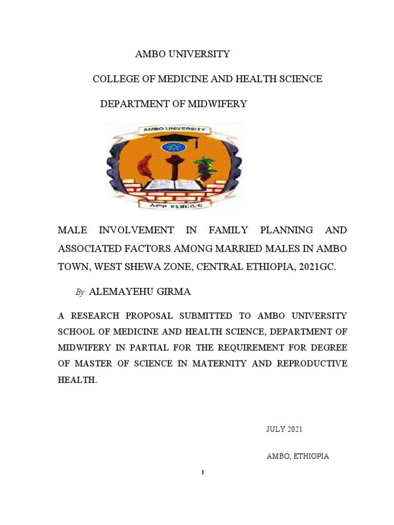 Last Ambo Assgnment Prop - Edited | PDF | Family Planning | Family