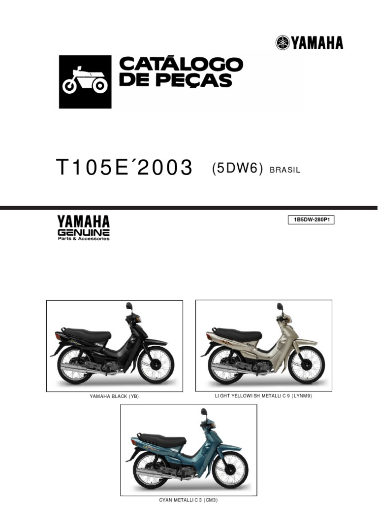 Crypton 105 2003 PDF | PDF | Pistão | Motores