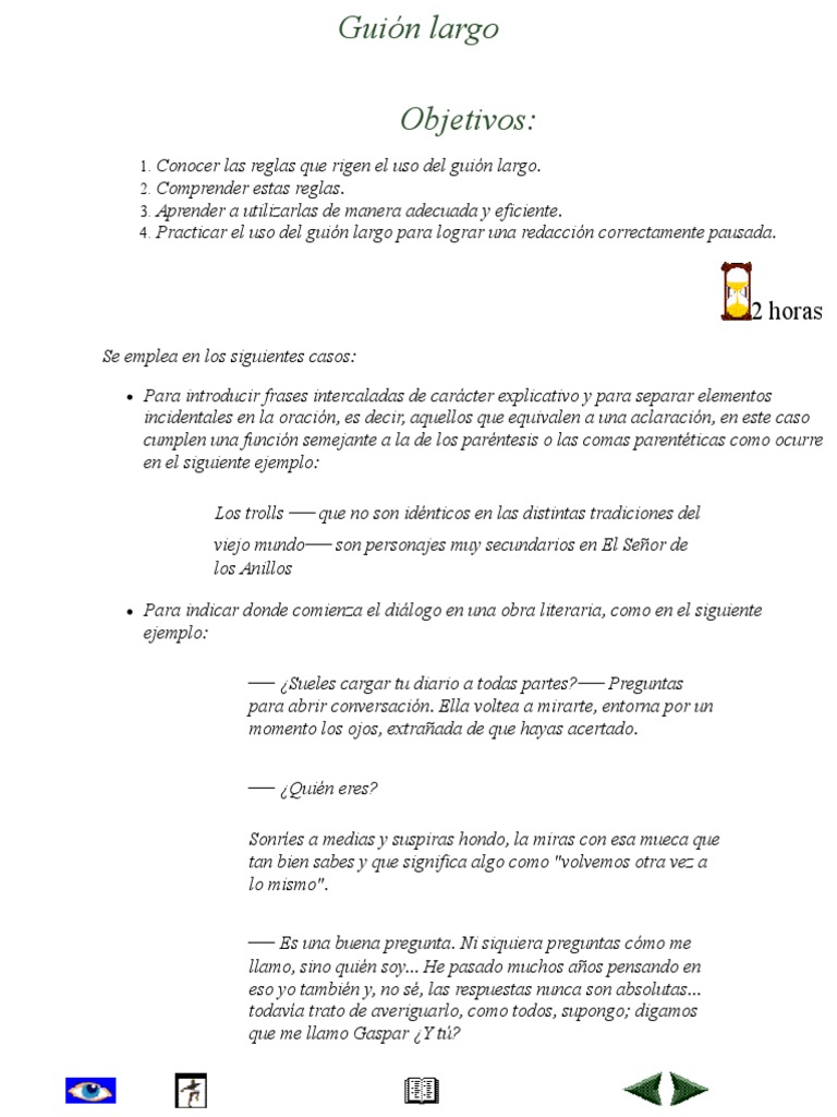 Guión Largo | PDF