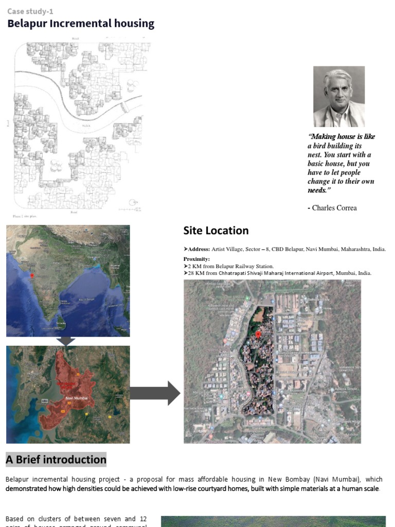 Belapur Incremental Housing - Hasan | PDF | Mumbai