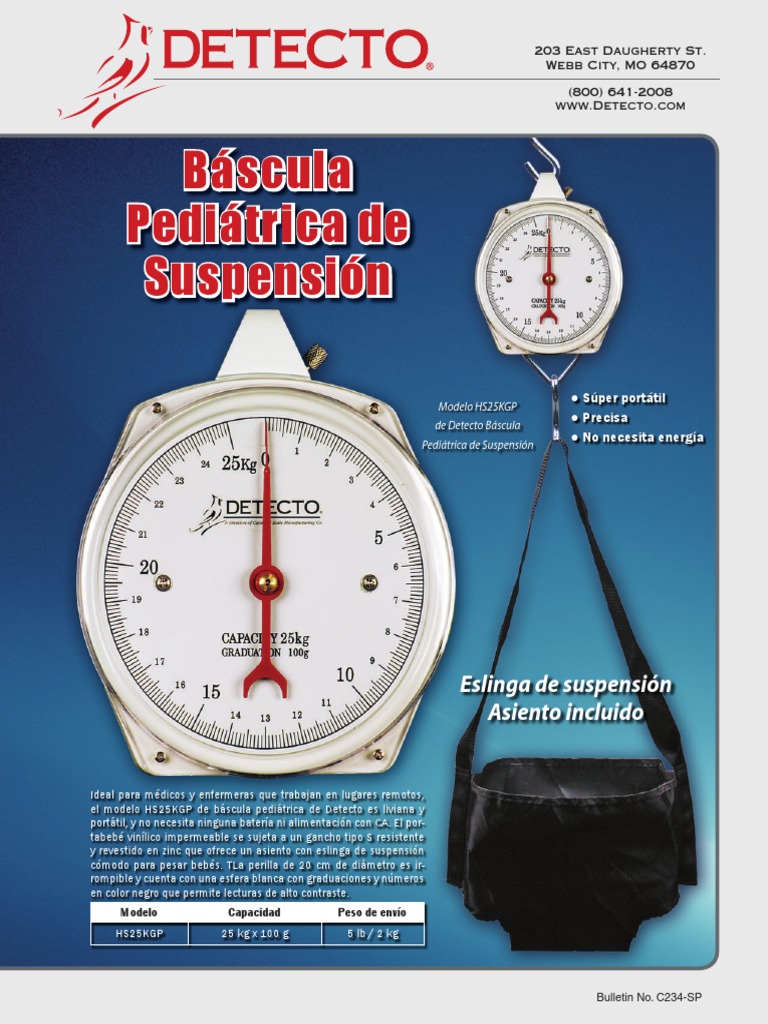 Báscula Pediátrica Portátil HS25KGP | PDF