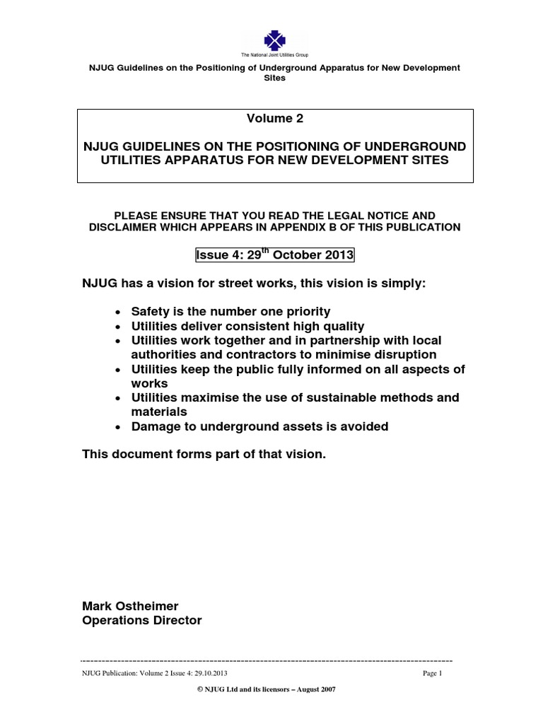 NJUG Publication Volume 2 | PDF | Ordnance Survey | Copyright