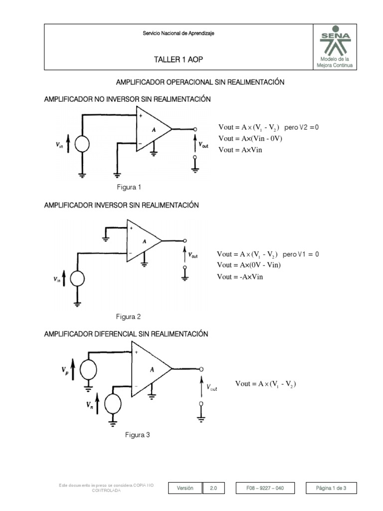 04-Taller 1 AOP | Descargar gratis PDF | Electricidad | Ingeniería Informática