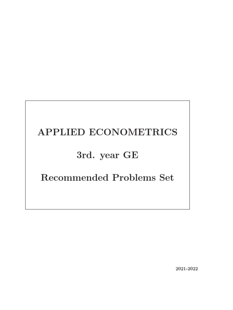 Basee2 Students | PDF | Ordinary Least Squares | Errors And Residuals