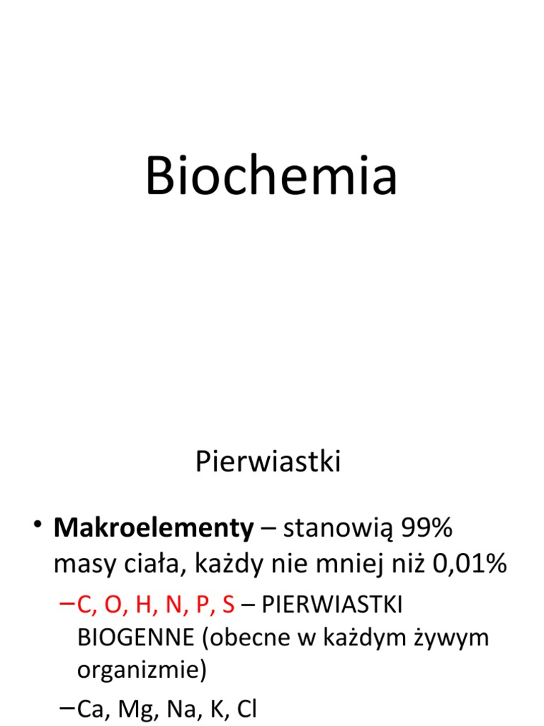 Biochemia | PDF
