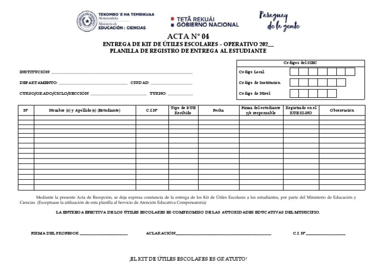 Acta 04 Kue 2023 | PDF