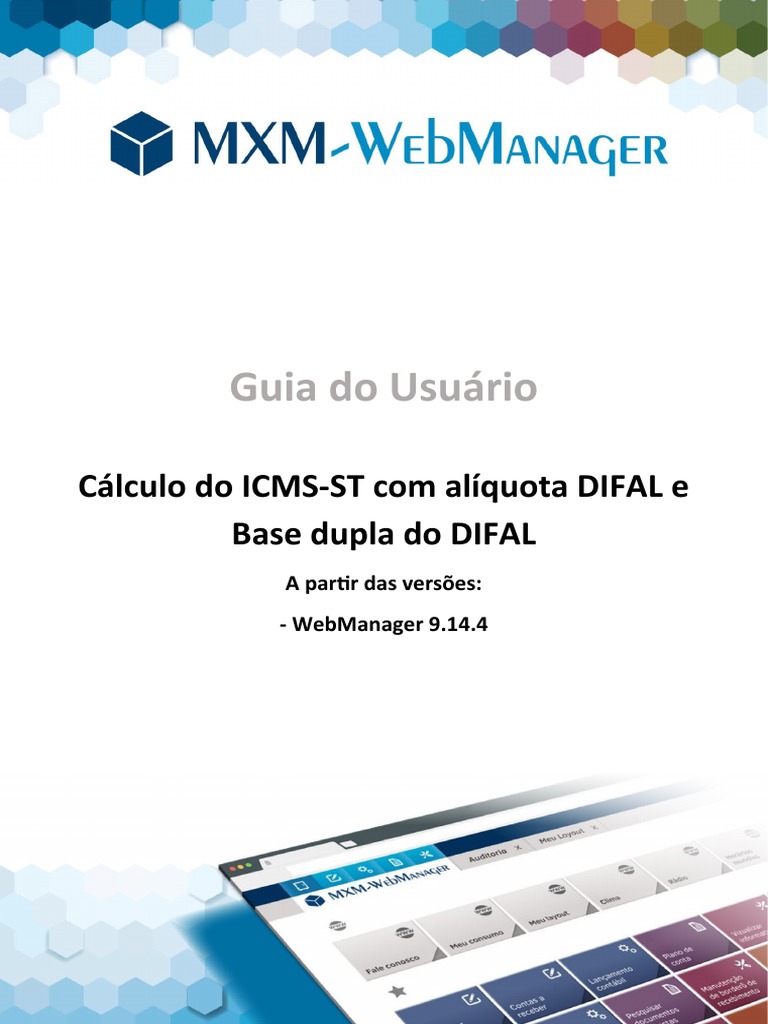 Manual ICMS-ST Com DIFAL | PDF | Impostos | Taxa de imposto