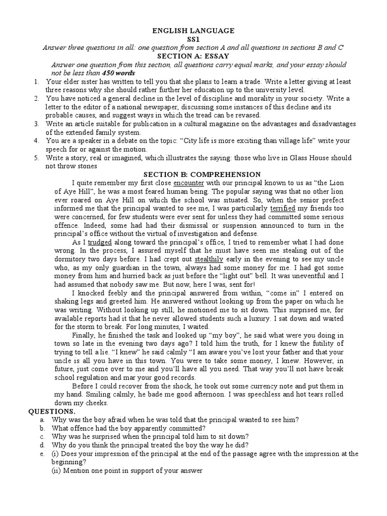 English Language | PDF