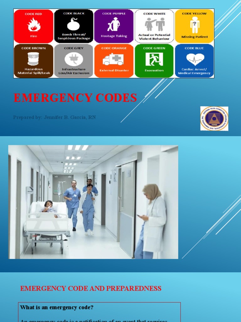 Emergency Codes | PDF | Emergency | Cardiopulmonary Resuscitation