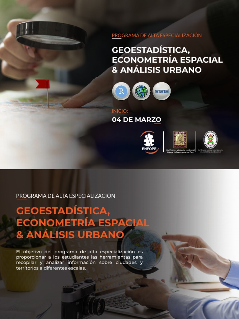 Curso de Geoestadística y Econometría | PDF | Econometría | Economista