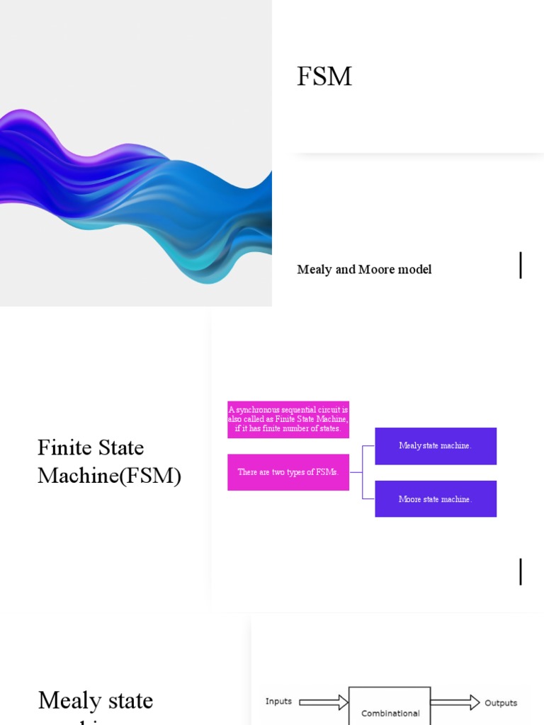 Mealy and Moore Model | PDF