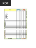 Formato Protocolo Dimensional | PDF