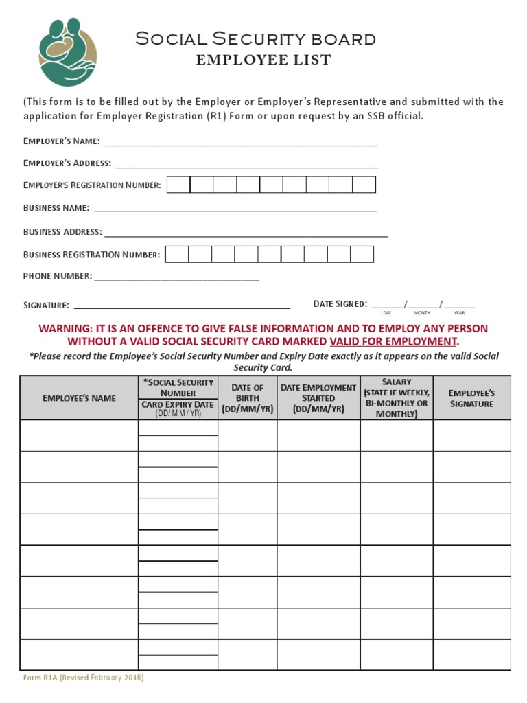 Form R1A | PDF | Government