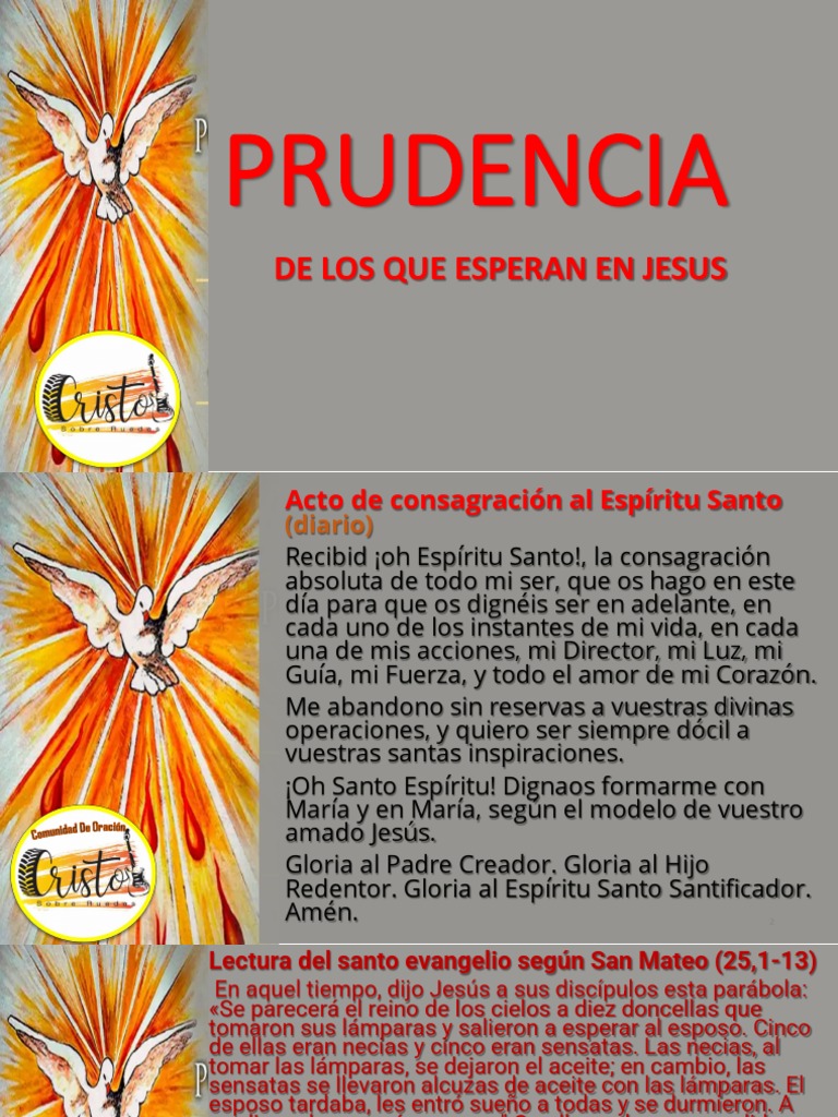 PRUDENCIA | PDF | Jesús | María, madre de Jesús