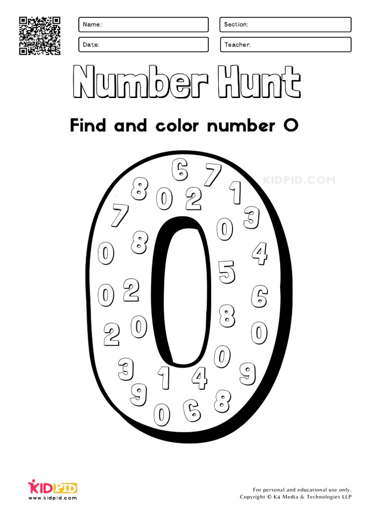Number Hunt Coloring Preschool Worksheets | PDF | Freedom Of Expression ...