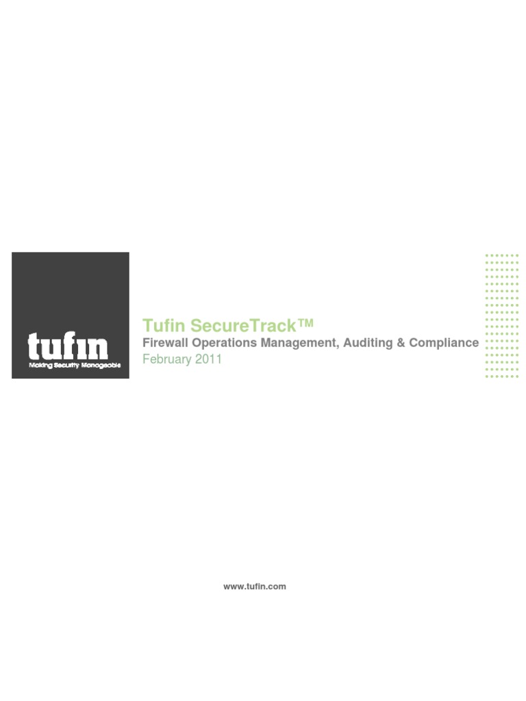 Tufin Firewall Operations Management Wp Pdf Firewall Computing Computer Network