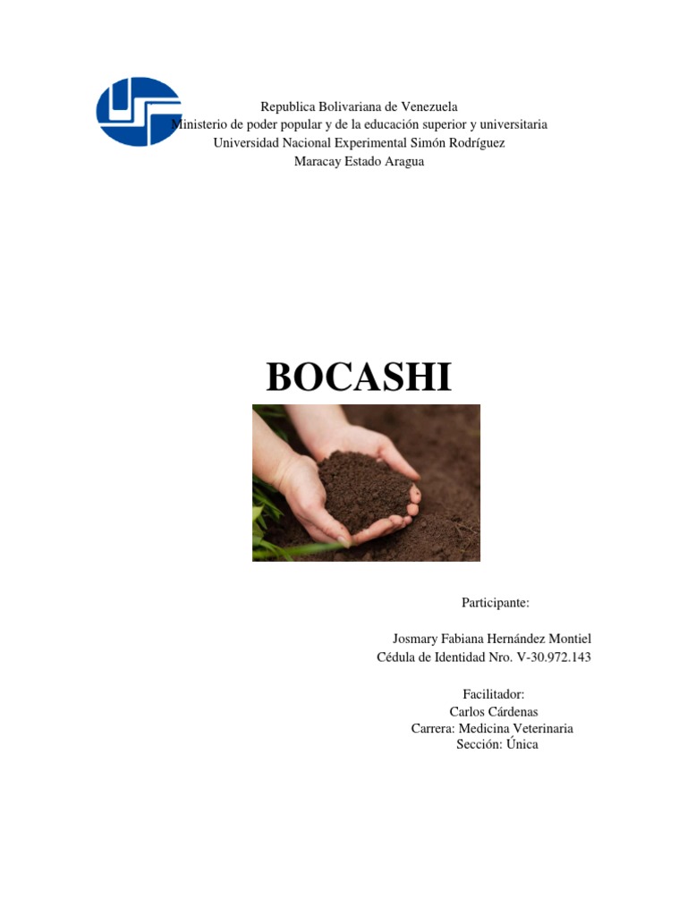 Bocashi | PDF | Compost | Fertilizante