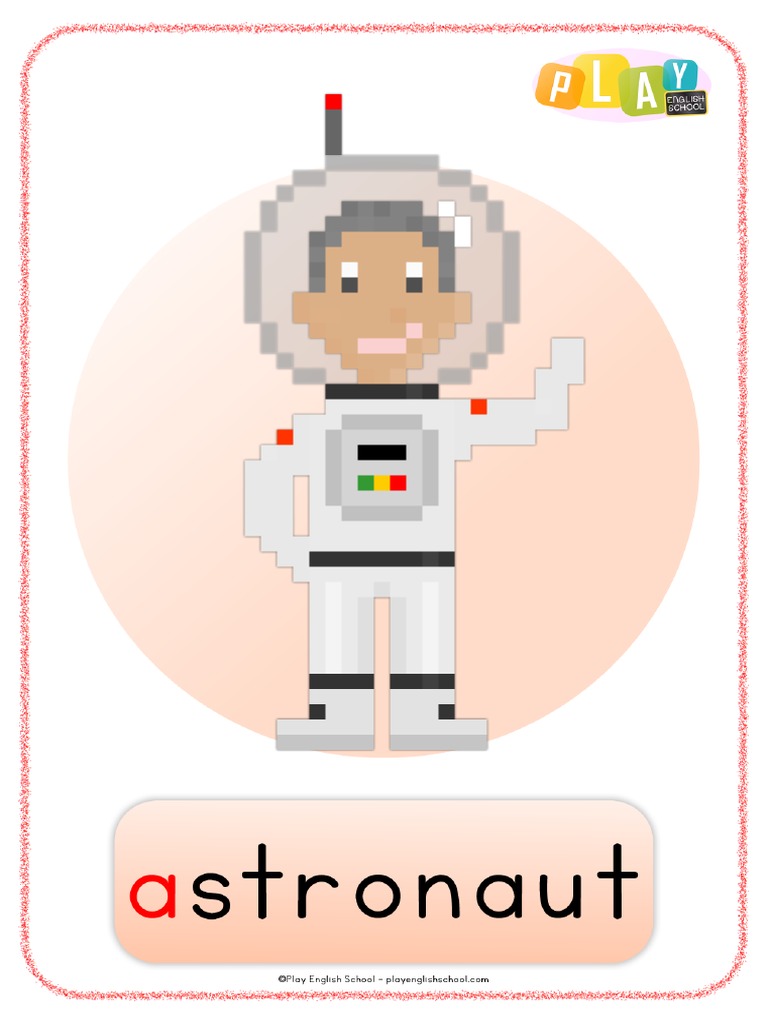 Flashcards A - Astronaut PDF | PDF