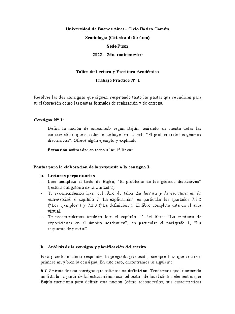 Taller Académico: Definición y Análisis | PDF | Lingüística | Ciencia ...