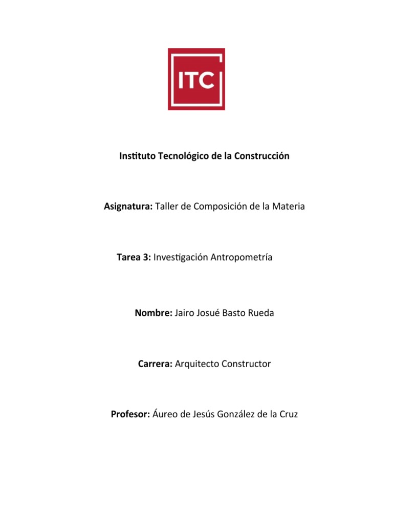 Antropometria Pdf Antropometría Science