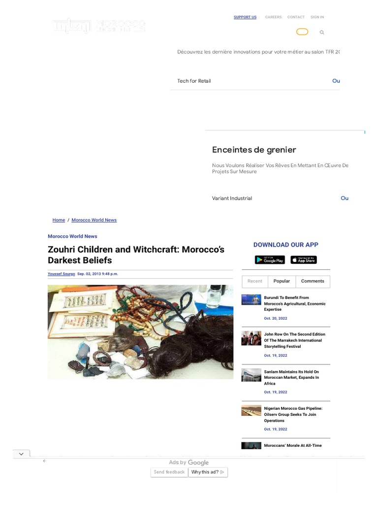 Zouhri Children and Witchcraft - Morocco's Darkest Beliefs PDF | PDF ...
