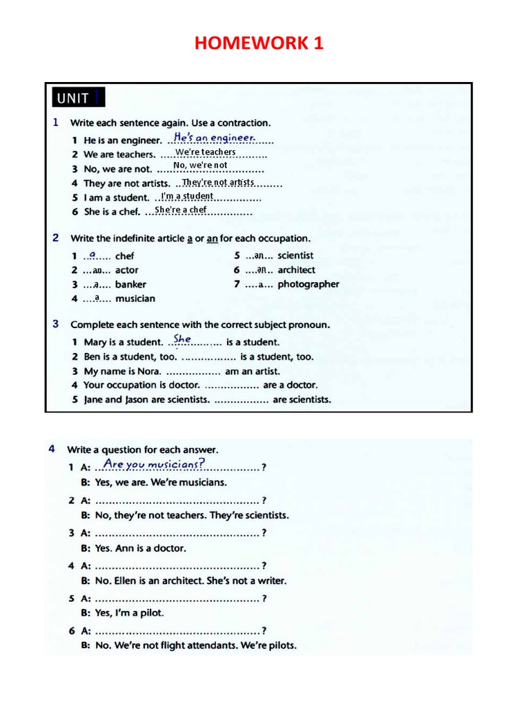 Basico 1 - Homework 1 - Intensivo | PDF