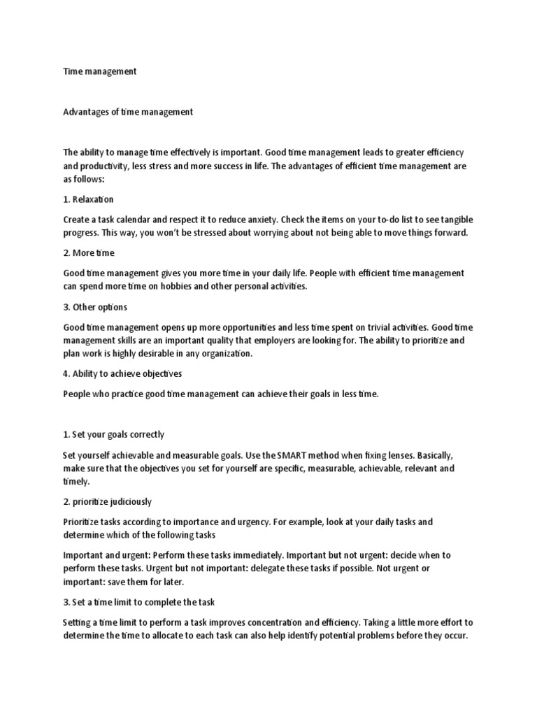 Time Management | PDF | Time Management | Professional Skills Time Management | PDF | Time Management | Professional Skills