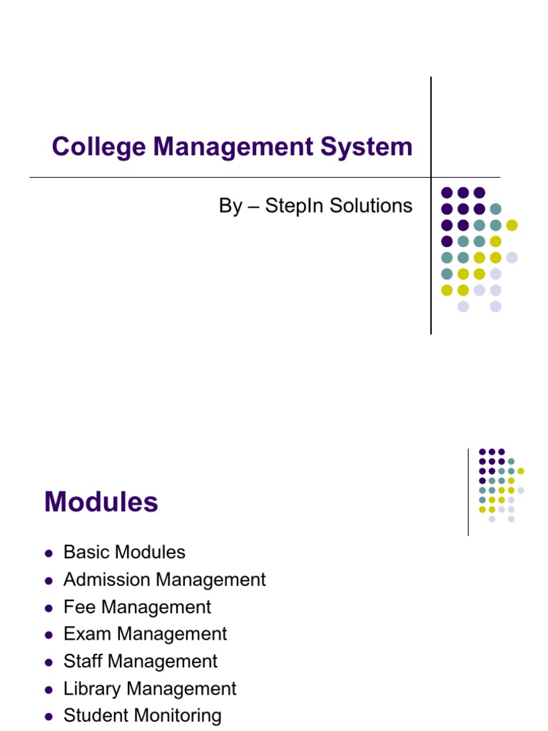 College Management System