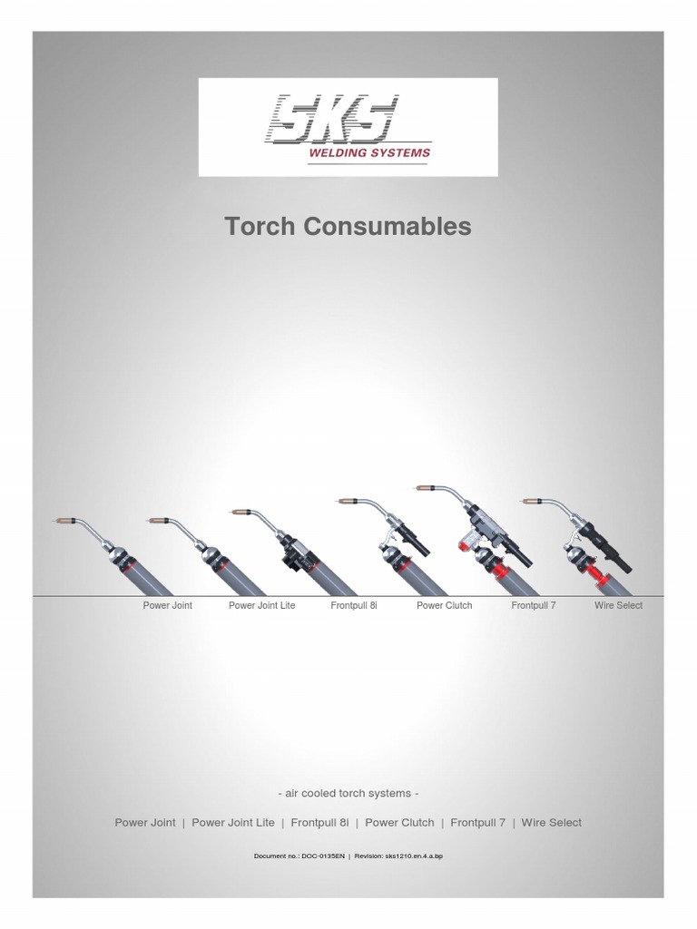 Torch Consumables PDF | Download Free PDF | Welding | Construction