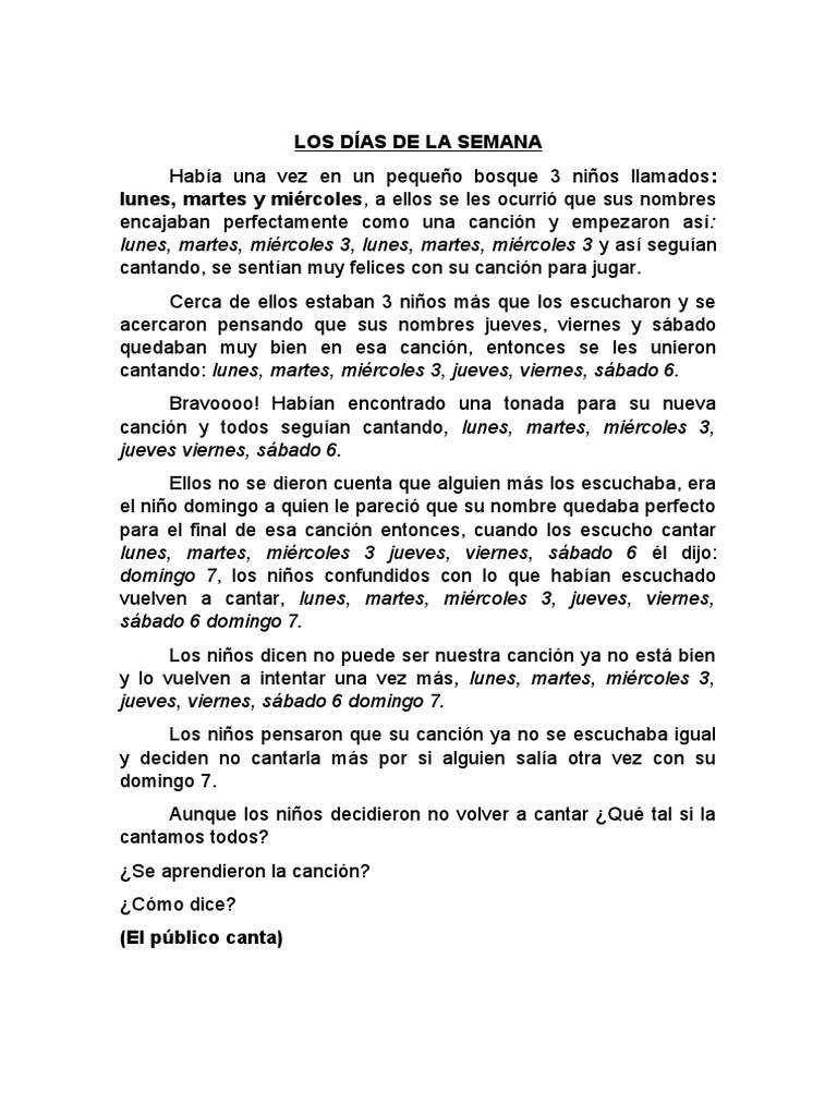Cuento Pdf