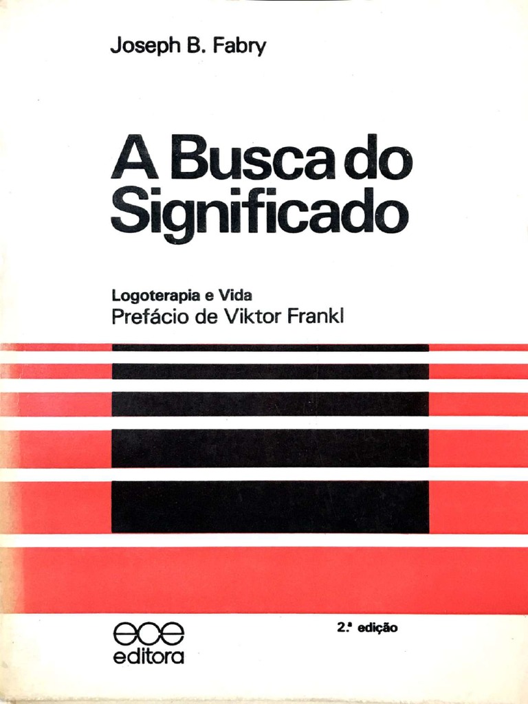 Joseph Fabry - A Busca Do Significado - Fabry | PDF | Existencialismo ...