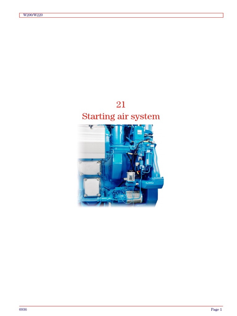 Chapter 21 - Starting Air System | PDF | Valve | Engines
