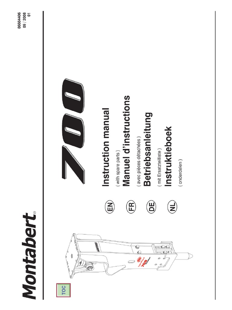 m700 (EN-FR-DE-NL) - Montabert - Manualzz PDF | PDF