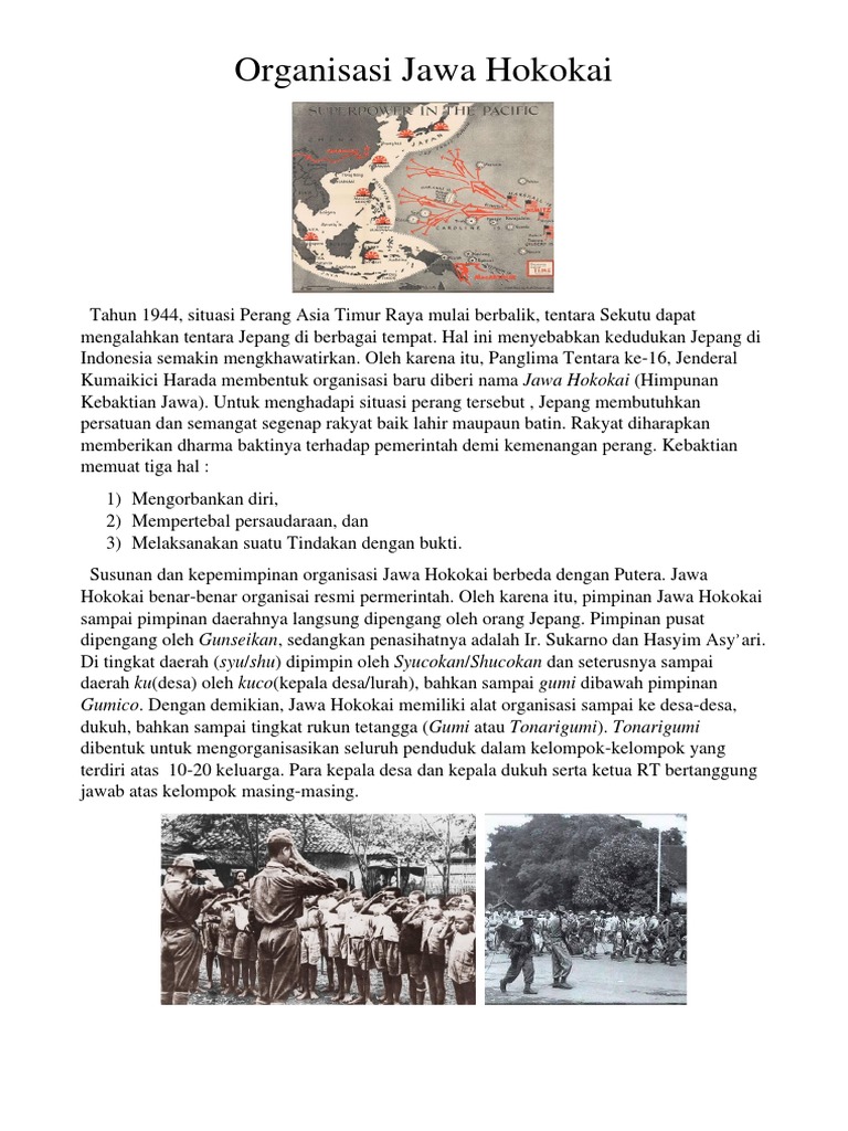 Struktur dan Program Jawa Hokokai | PDF
