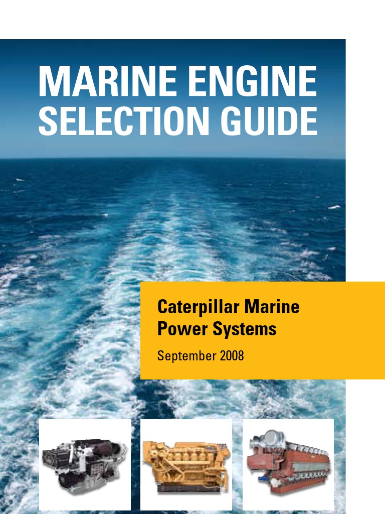Cat Marine Engine Selection Guide | PDF | Emission Standard | Engines