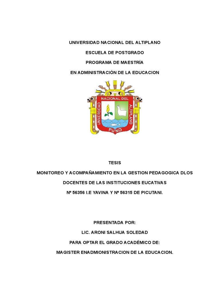Proyecto Soledad | PDF | Maestros | Evaluación
