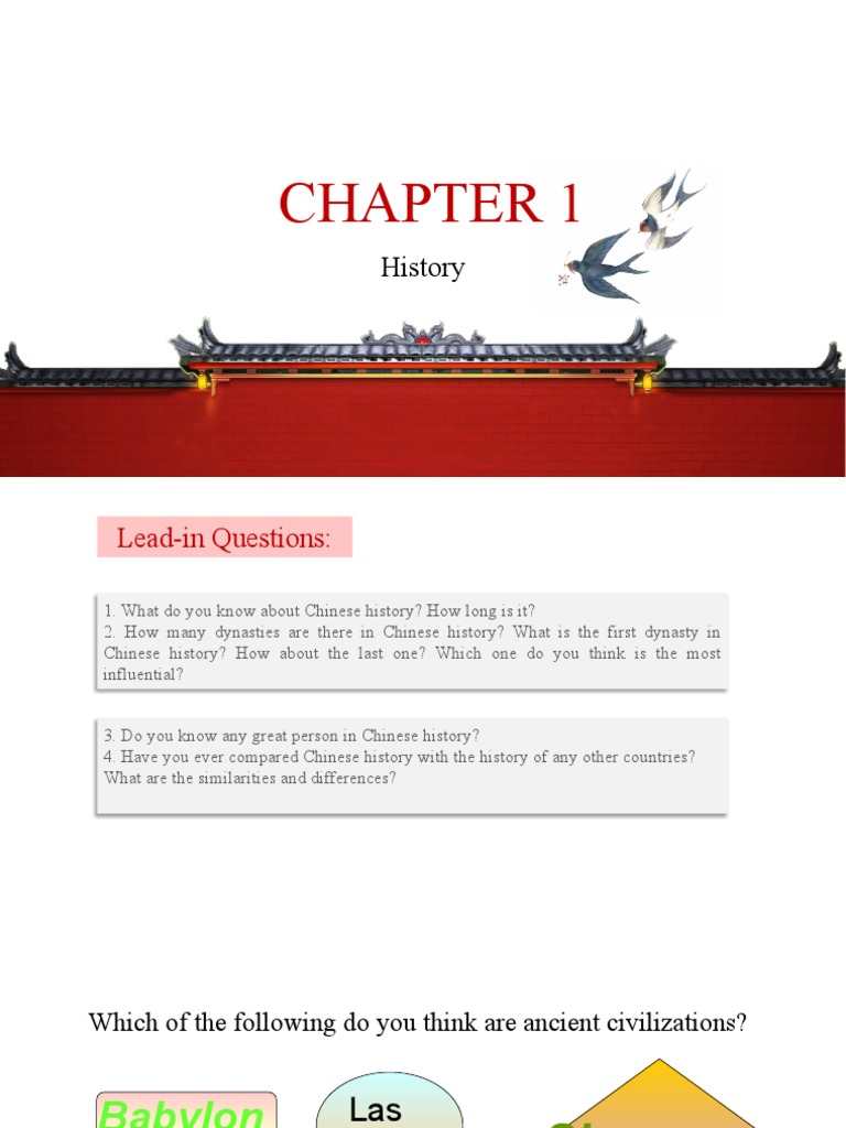 Chinese History-Ancient History | PDF | History Of China | Tang Dynasty